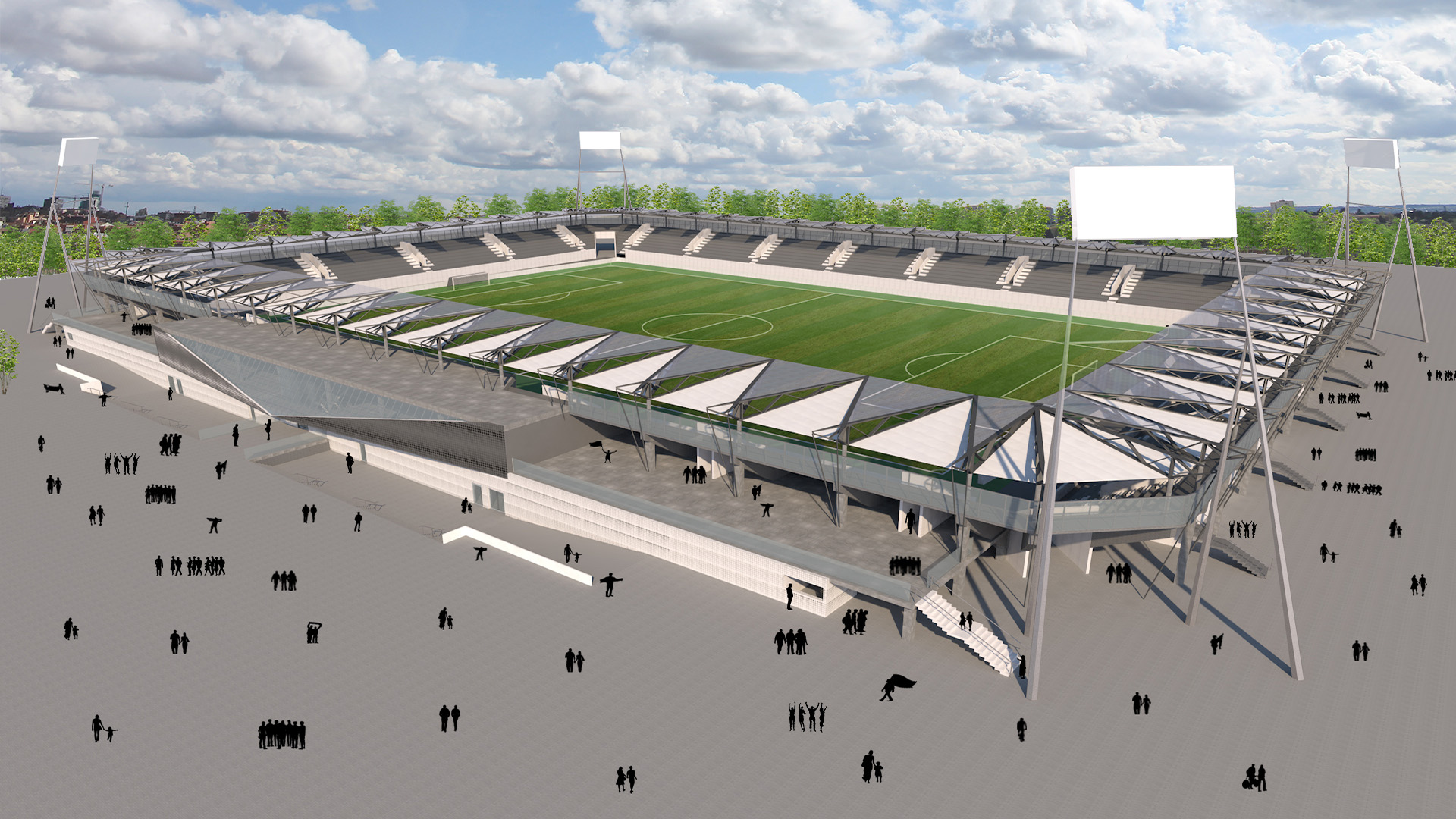 Stadion Gjilan – vision4venue – we create homes for sport